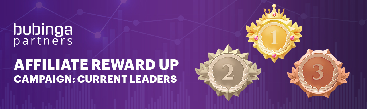Affiliate Reward UP Campaign: Current leaders